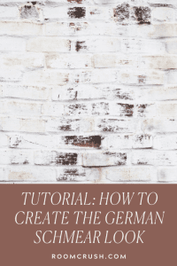 How To Create The German Schmear Look