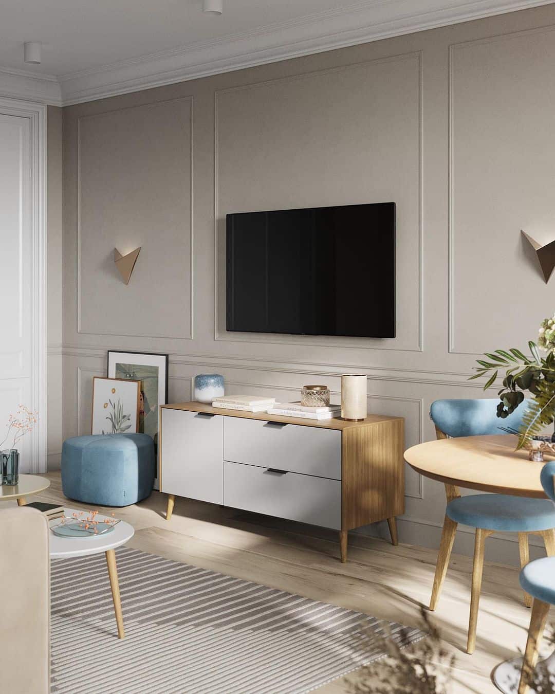 How To Decorate A TV Wall Stylishly